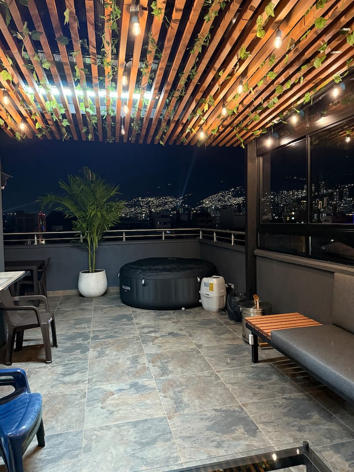 202 Nuevo Con Balcón & Terraza 360 Cerca Poblado - Medellín