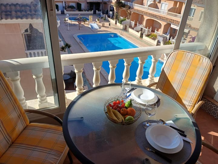 Cozy(playa I)apartment W/ Private Rooftop Terrace - Los Alcázares