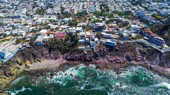 Cerrodelvigia-vistaalmar-6cuartos-5baños-familiar - Mazatlan