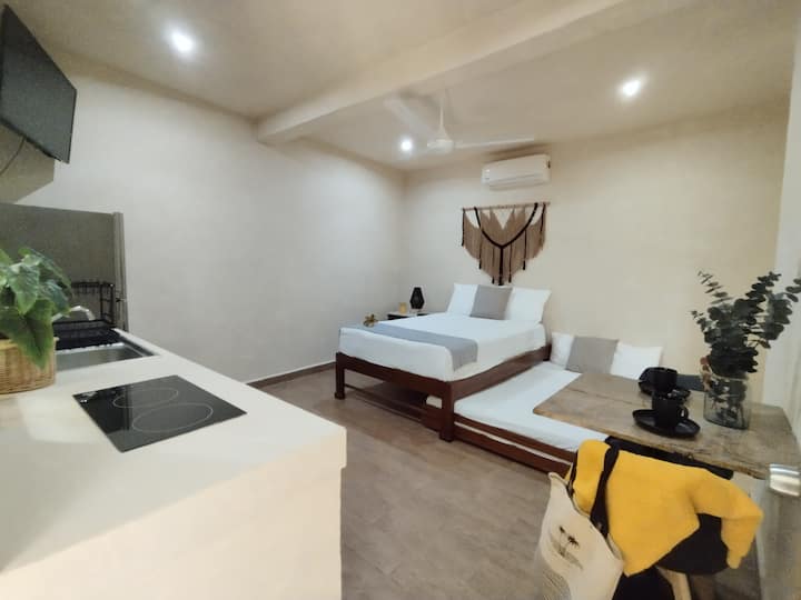 Céntrico Estudio Para 4 Personas - Tulum