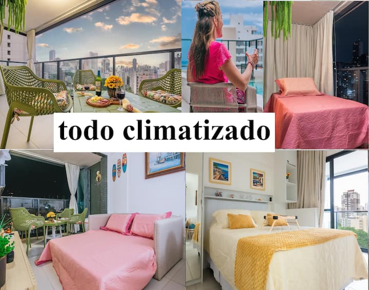 Barra - Praia - Segurança- Charme - Ap Inteligente - Barra