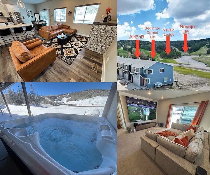 Brian Head Bungalow 130"tv Wlk 2 Lft Spa Fireplace - Brian Head, UT