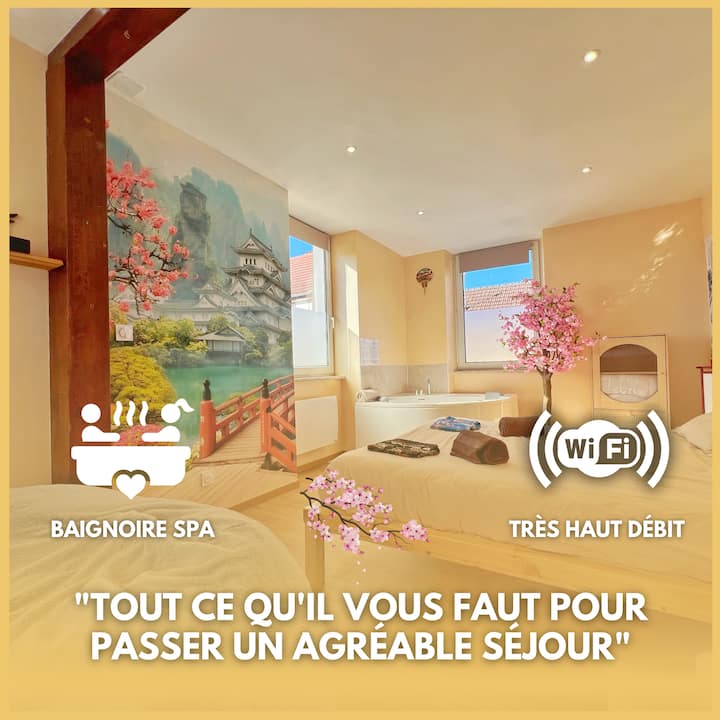 Balnéo, Studio Ambiance Zen Japonaise - Eguisheim