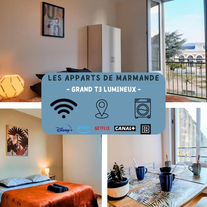 "Les Apparts De Marmande" : Grand T3 Lumineux - Marmande