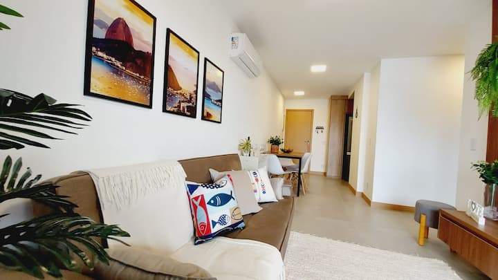 Luxury Beachside Haven - Rooftop Pool & Ocean View - Niterói