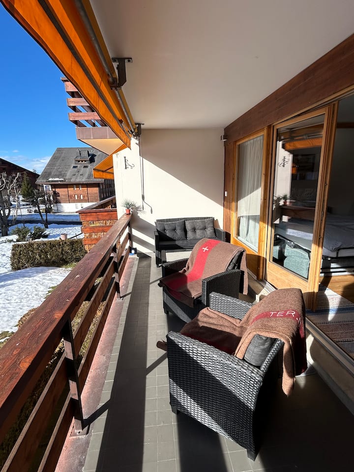 Central Apt-two Double Beds Balcony Ski, Hike&bike - Leysin