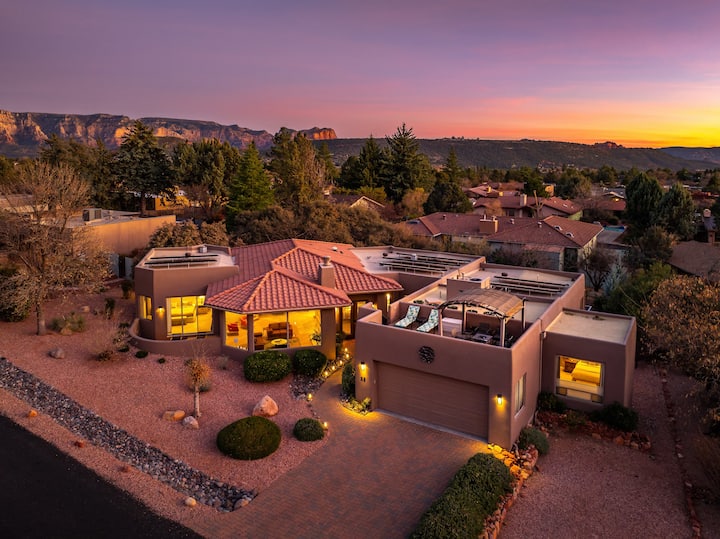Starlite Ranch - Rooftop Deck & Attached Casita - Sedona, AZ