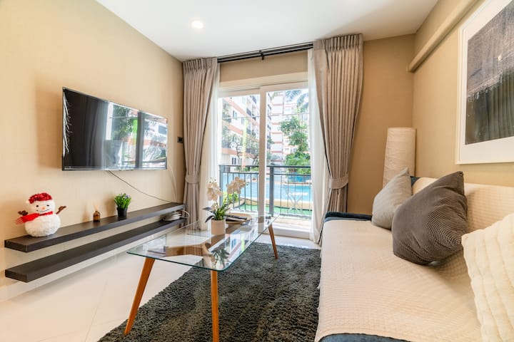 Direct Pool Access Condo Just 1km To Jomtien Beach - Pattaya City