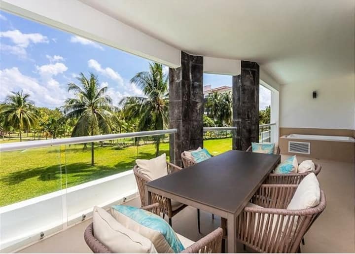 Beachfront Condo|fam|big Pool|jacuzi|tenis|gym|spa - Playa del Carmen