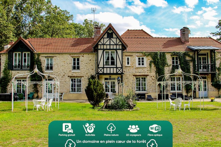 Domaine Nature & Loisirs, Billard, Wifi Et Bbq - Oise