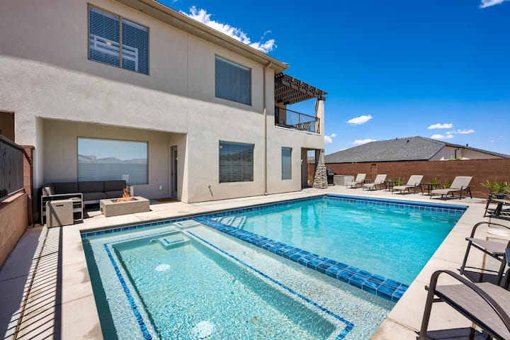 Zion*sand Hollow* Private Pool,jacuzzi & Ice Plunj - Utah
