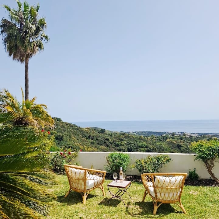 Private Garden & Sea Views - Ojén