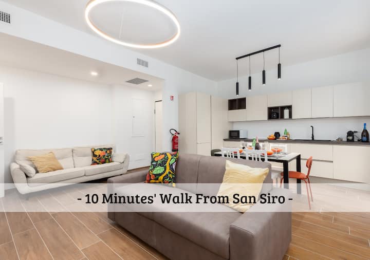 [San Siro] Proche Du Métro, Clim & Wifi Gratuit - Milan