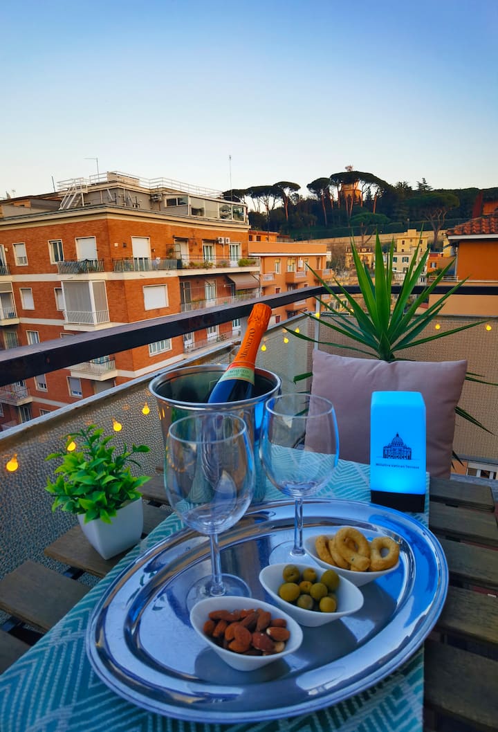 Spacious 110sqm Apartment With Vatican Garden View - Ciudad del Vaticano