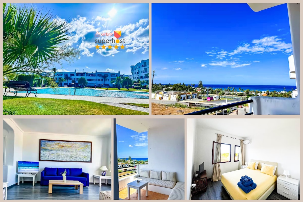 Stunning ocean view apartment - Apartments for Rent in Marina Smir ...