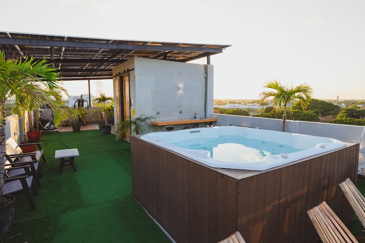 Aparta Estudio Cerca Zona Hotelera, Cancún Mx - Cancún