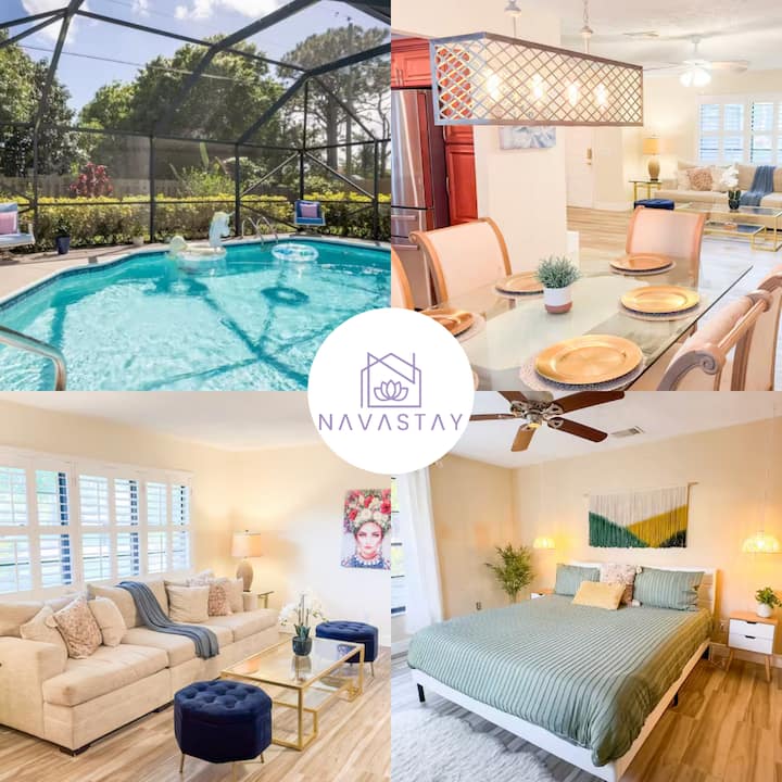 Tropical Getaway Heated Pool Oasis - Port St. Lucie, FL