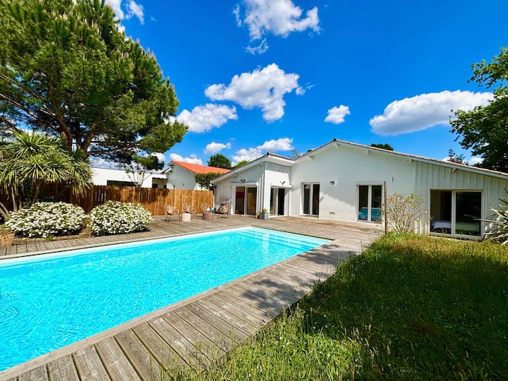 Villa Naïs - Charmante Villa Avec Piscine - Lanton