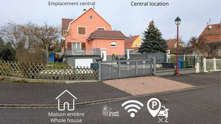 Maison Tout éQuipée Avec Terrasse, Parking Et Wifi - Cernay