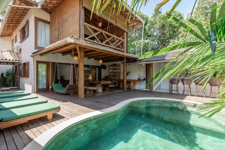 Casa Com Café E Camareira Na Praia Dos Nativos - Trancoso, Brasil