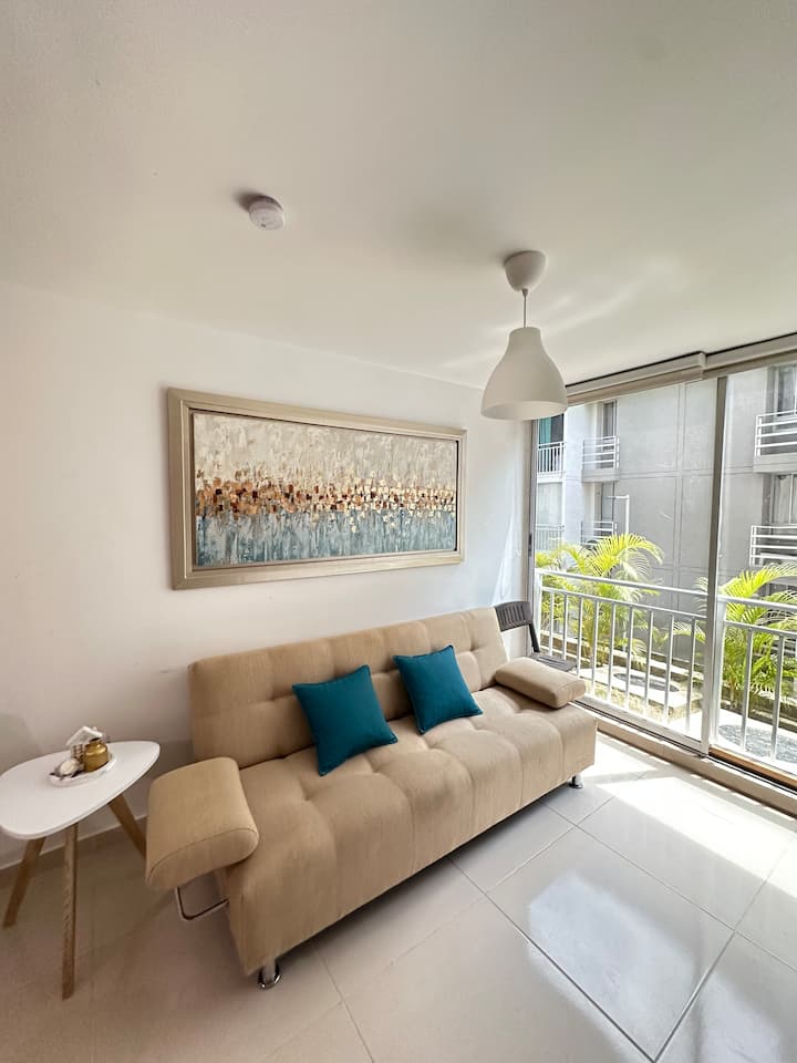 Cómodo Apto 2 Alcobas/ Piscina/ Miramar - Barranquilla