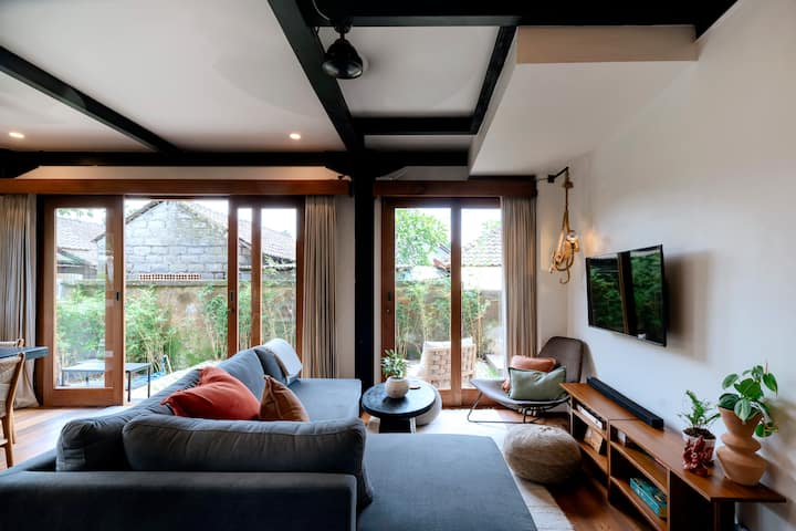 New 3br Family Villa, Walk To Ubud, Self Check-in - Ubud
