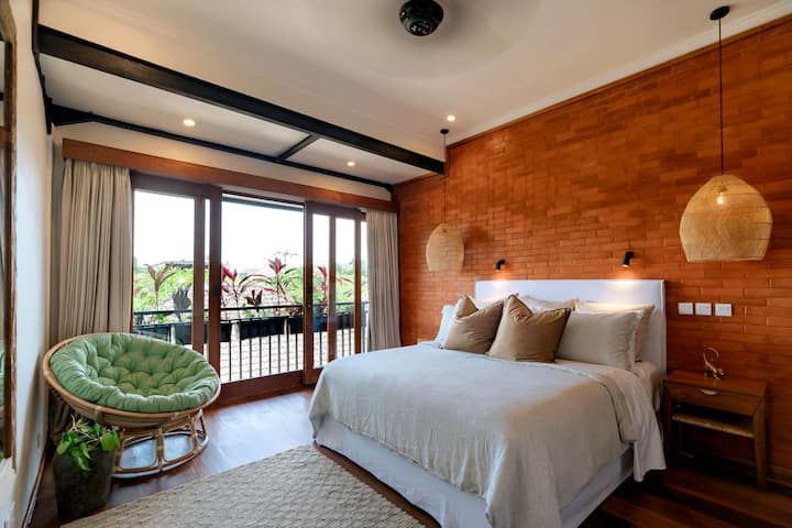 New 3br Family Villa, Walk To Ubud, Self Check-in - Ubud