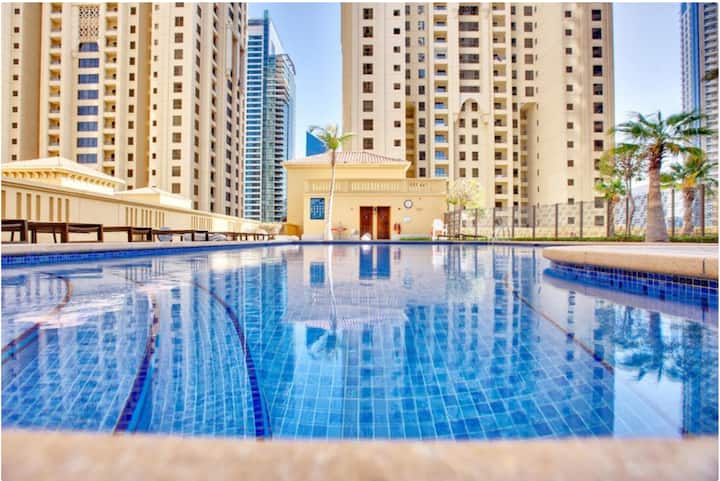 Breathtaking Sea And Palm View Spacious Studio - Dubai Marina