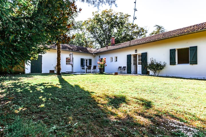 Belle Maison Dans Forêt Privée Au Bord Du Lac - Mimizan