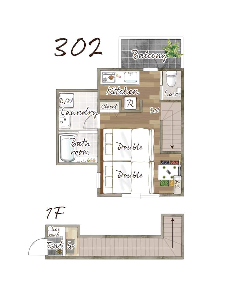 Kamiikebukuro 302/anime Hub,walk To Ikebukuro,4ppl - Ikebukuro