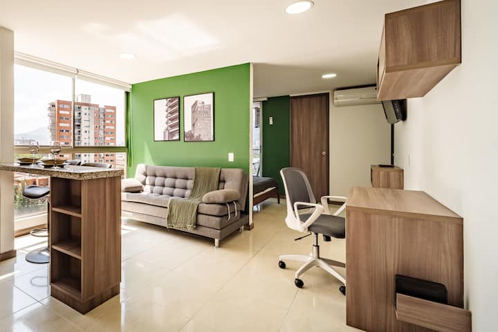 Prime Location! Apartment  Near Metro 1104 - Medellín