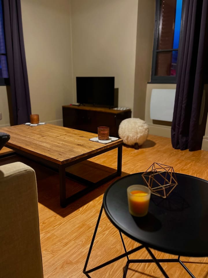 Nid Des Lumières -Proche Gare,balcon,tv- Chic/cosy - Bellegarde-sur-Valserine