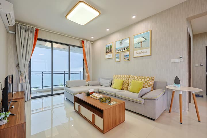 Free Wifi 73㎡ 2大房舒适海景房@蚂蚁民宿 - Kukup