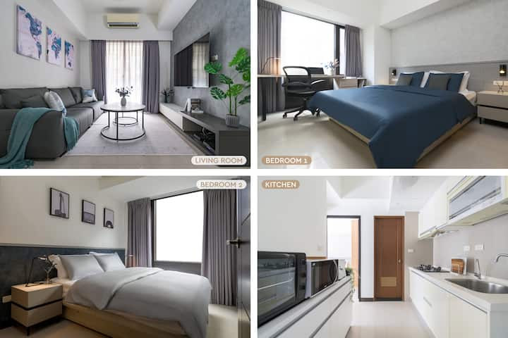 Taipei Main Modern Comfort 2b1b - Zhongzheng District