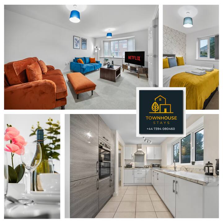 4br Monthly Discounts Contractors Nec Hs2 Parking* - Birmingham