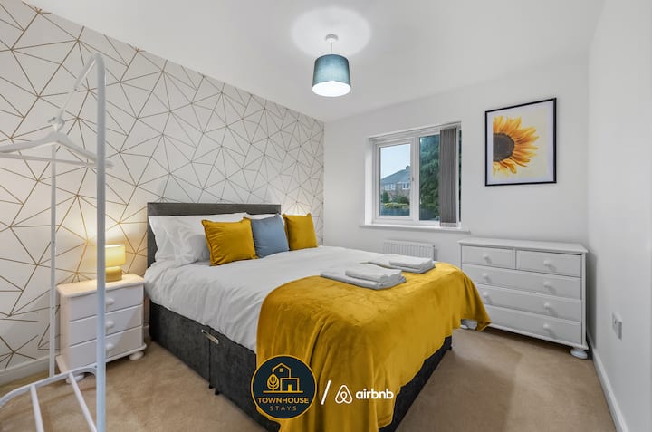 Contractor Friendly Free Parking Wifi Nec Hs2 4br - Birmingham