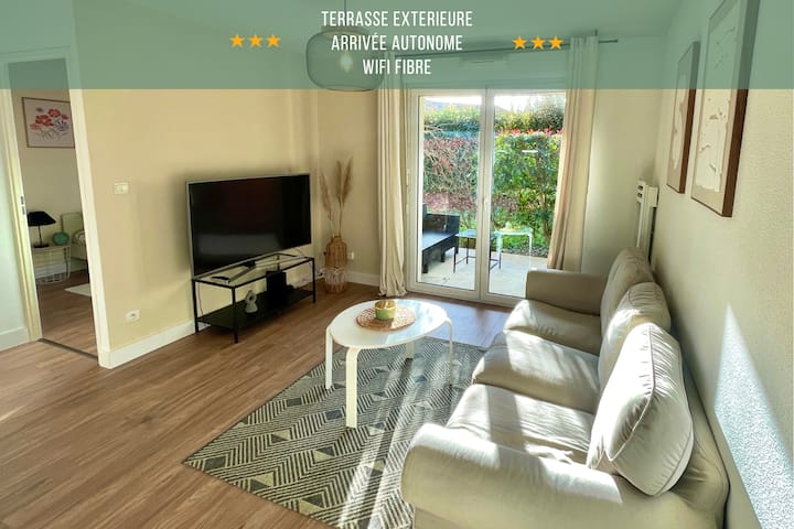 * L'écrin Hardy * Terrasse - Parking - Wifi - Muret