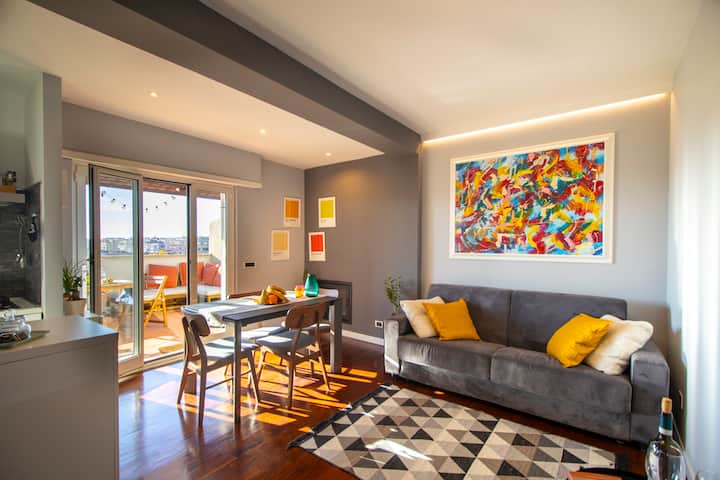 Andrea's Penthouse And Terrace With A View - Rome