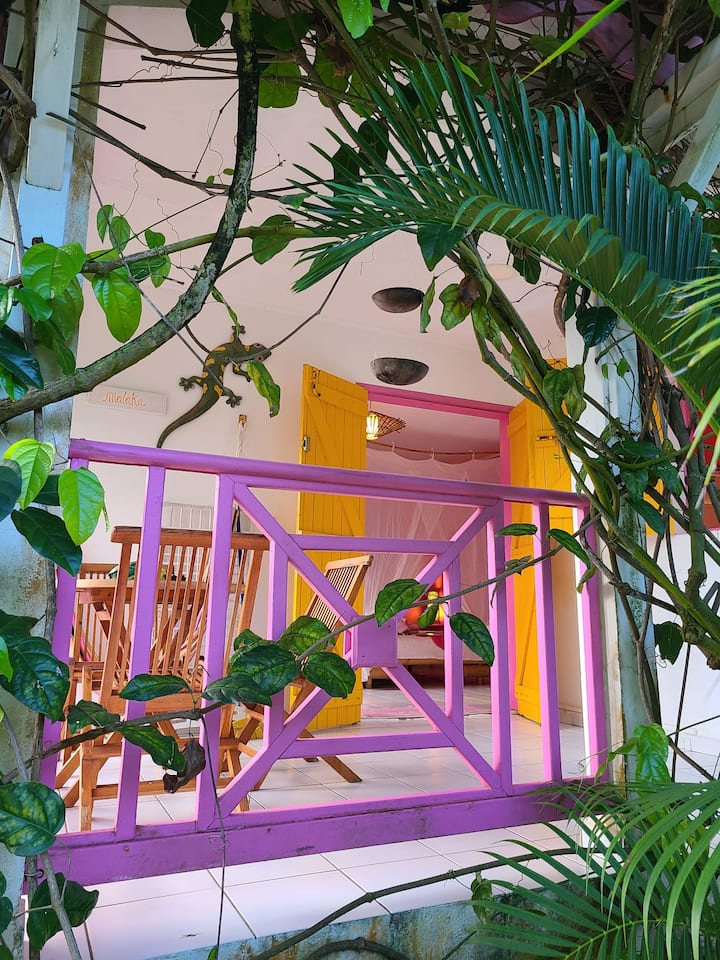 Gîte Ste Anne Avec Jardin Tropical Proche Plages - Guadeloupe