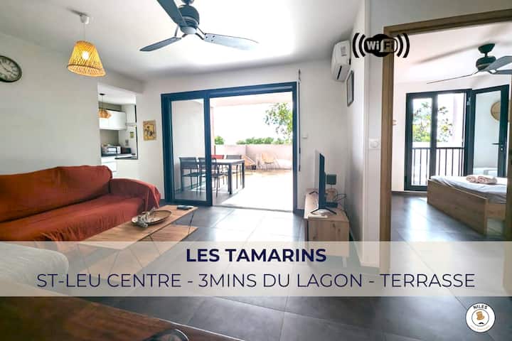 Le Tamarin ~ 5 Mins à Pied Du Lagon ~ Terrasse - Saint-Leu