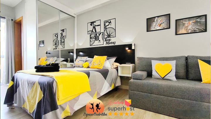 Loft C/ Sacada, Shopping Curitiba Batel, Piscina - 古里提巴
