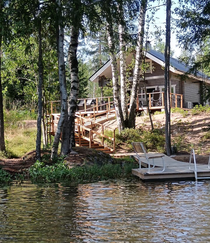 Uusi Mökki Kymijoen Varrella - Pyhtään kirkonkylä