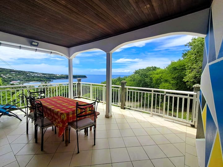 Vue Mer & Plage Bosco à Pied | Sunset | 2 Chambres - Deshaies