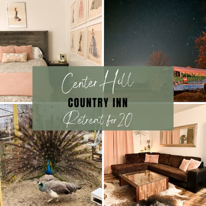 Retreat For 20 @ Center Hill Country Inn - Mississippi Palisades State Park, Savanna