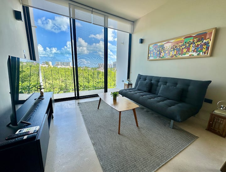 Modern Apartment With Rooftop, Pool & Washer/dryer - Cancún