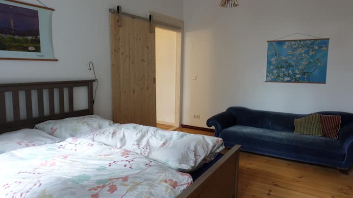 Altbauwohnung Am Kanal M. Balkon - 十字山