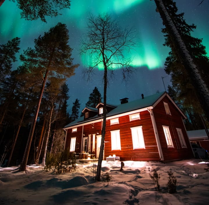 Cosy Log Cabin With Aurora View - Rovaniemi