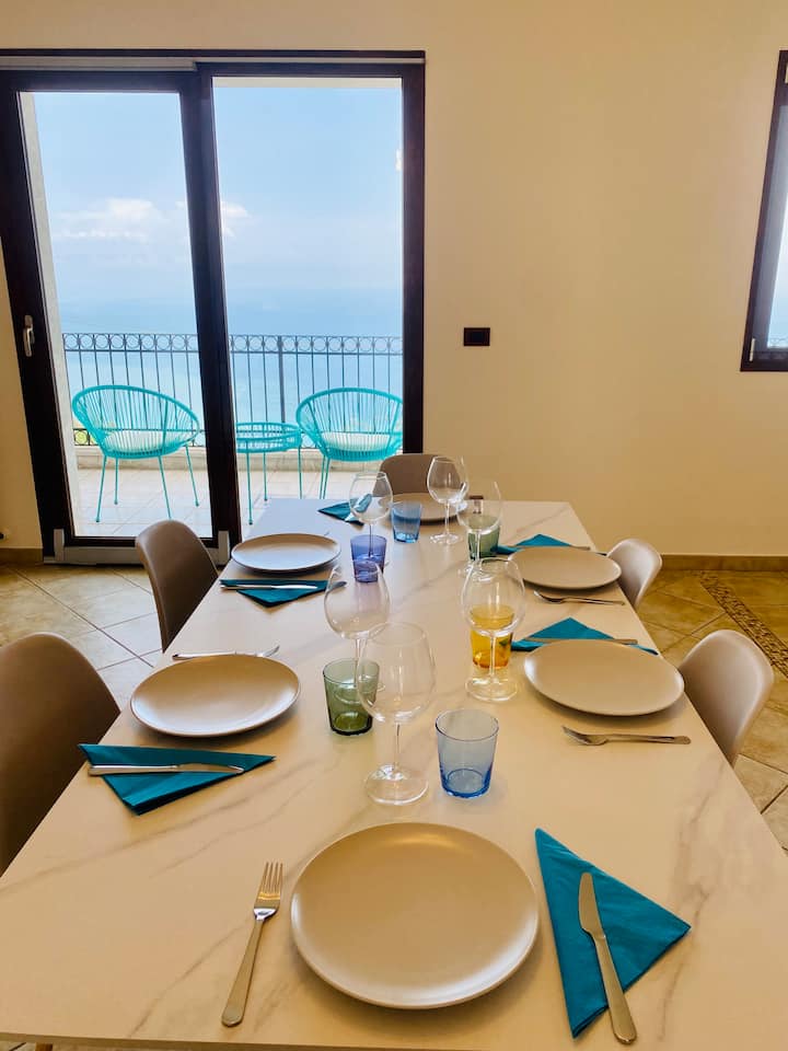 Seaview Apartment In Taormina With Jacuzzi - Taormina