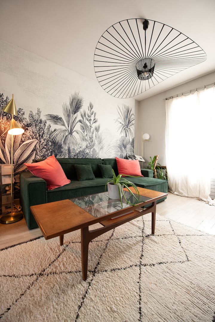 Appartement Chaleureux Et Arty - 10’ La Défense - Bois-Colombes