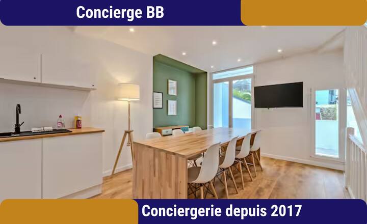 Cex - Grande Maison 12 Personnes Au Centre - Brest